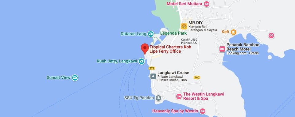 Koh Lipe Ferry Tickets from Langkawi | Tropical Charters